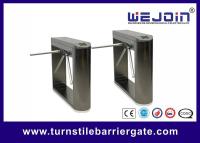 China Full Automatic Tripod Turnstile Gate RFID Access Control System Drop Arm Turnstile for sale