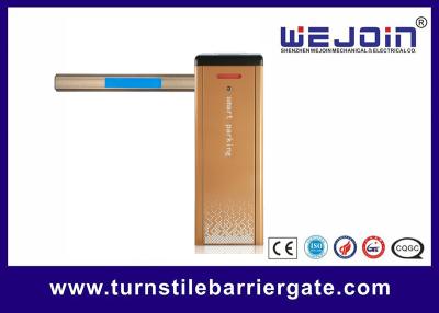 China AC220V Gold Drop Arm Barrier Boom Barrier Gate For Automatic Control System for sale