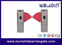 China 110V/220V 900mm full-automatic access control flap gate for sale