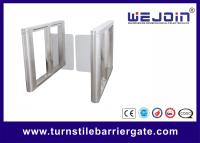 China Automatic Swing Barrier Gate Integrated with Card Readers and Software for sale