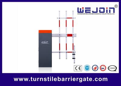 China DC24V 10A Power Supply 4m Three Fence Boom Barrier Gate 100% Duty Cycle for sale