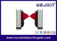 China Fashionable Access Control System/Full-Automatic Flap Barrier With LED Light for sale