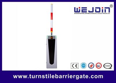 China 8m Max Boom Length Parking Barrier Gate White Color Automatic Entrance for sale