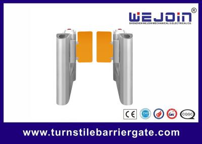 China Brush DC24V Rifd Fingerprint Turnstile Barrier Steel 304 for sale