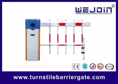 China RS485 6 Sec Parking Barrier Gate Bidirectional With 3m Fence Boom for sale