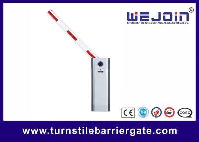 China Vehicle RS485 220v Parking Lot Barrier Gates Steel Straight Arm for sale