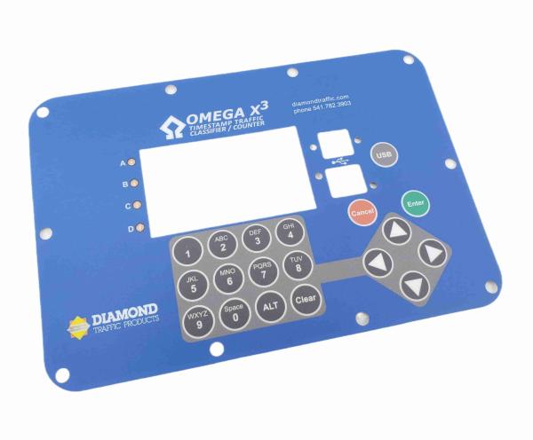 Quality IP65 NEMA 4X Industrial Membrane Switch 0.5-1.0mm for sale