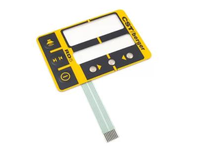 China Surface Mount Custom Membrane Switch Featuring ZIF or FPC Connector Suitable for Humidity 40°C Environments for sale