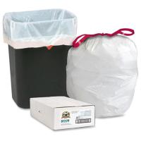 China Corn Starch Based Drawstring Fully Compostable Trash Bags for sale