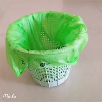 China Custom Green Biodegradable Garbage Bags for sale