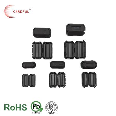 China Careful SCRC Customizable Snap Ferrite Kit with 3-13mm ID Multi-Parameter Cores Thick PP Box for Daily Devices RoHS REACH for sale