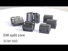 SCH60 Careful direct sales NiZn EMI/EMC cable clip soft ferrte clamp with high frequency