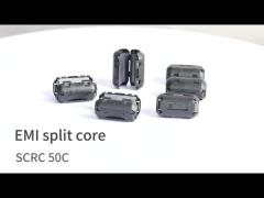 EMI suppression Rohs ISO9001 High-Frequency cable ferrite core