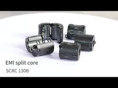 HuZhou careful Rohs ISO9001 Black outer shell SCRC 80 NiZn cable  Ferrite Core