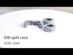 white and black plastic EMI ferrite clamp core for 6/ 6.5/10/13/19mm cable