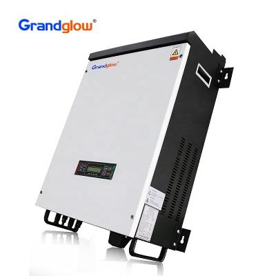 China 50KW three phase 3L+N+PE 380VAC on grid solar inverters, 50KVA grid tie solar power system for sale