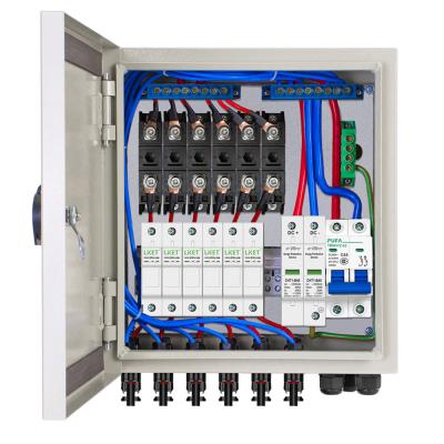 China 18 in 2out 500vac For Panel Solar Pv Array Combiner Box avoid damage to battery for sale