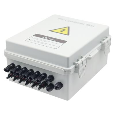 China 22 in 3out 1000vdc Qibu 1kw 2kw 3kw 5kw 10kw Solar Input Pv Junction Combiner Box Monitoring with Lightning Arreste Connector for sale