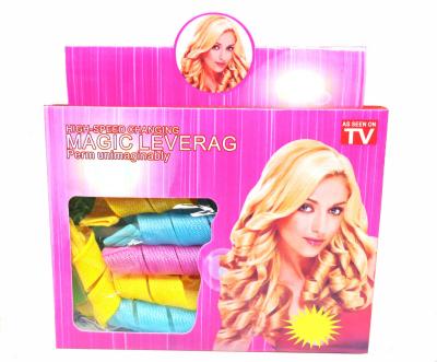 China The black magic hairdressing tools diy manual curlers Thread form big waves snail curls Curly hair artifact for sale
