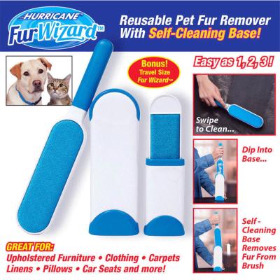 China Pet fur remover with self-cleaning base Pet Fur Lint Remover Hurricane Fur Wizard  china factory supply with low price for sale