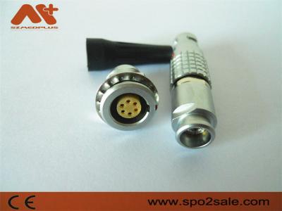 China B series 6 Pins Metal circular push-pull connector,Compatible LEMO-FGG Plug for sale