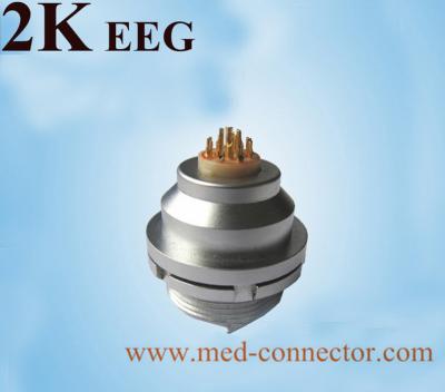 China Matel Push-pull self-locking connector Compatible Lemo K series Female connector EEG receptacle for sale