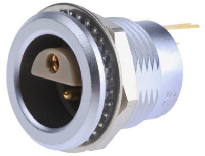 China Matel push-pull self-locking connector compatible Lemo S series connector ERN socket with Silver color for sale