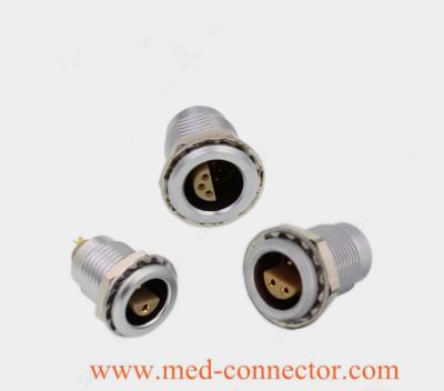 China Matel push-pull self-locking connector compatible Lemo S series connector ERA socket with silver color for sale