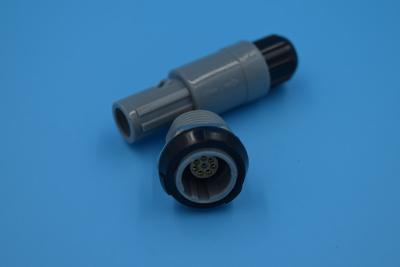 China Redel 7pin Plastic Push-Pull connector dual notch 40degree Compatible Lemo 1P series connector PAG plug for sale