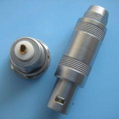 China Matel Push-pull self-locking connector Compatible Lemo straight coaxial FFA  plug for sale