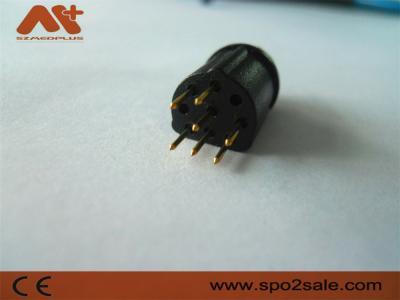 China Medical accessory Hypertronic spo2 Connector for Ohmeda 7pin spo2 connector assembled for sale