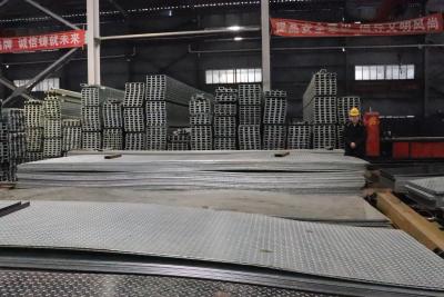 China 1250mm Width Hot-Rolled Galvanized Pattern Plate Customizable for Container and Ship for sale