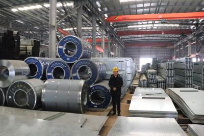 China 1250mm Width Hot-Rolled Galvanized Pattern Plate Customizable for Container and Ship for sale
