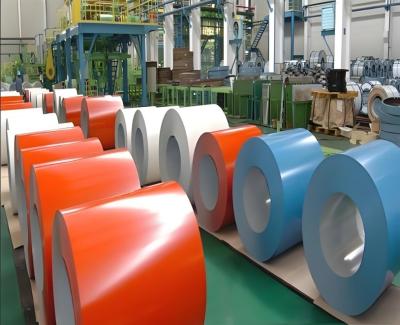 China Customization Width Color Coated Steel Coils with Z81-Z120 Coating Galvanized Steel for sale