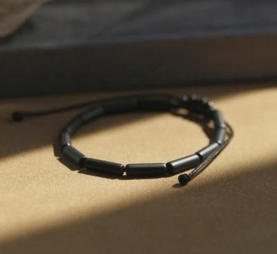China 10/12/14 Beads Mystical Bracelet Black Onyx Bead Bracelet Support Protection Bracelet for sale