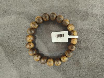China Couple Agarwood Fragrance Wood Bracelet Unisex Buddhist Wooden Bead Bracelet for sale