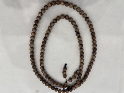 China Elegant Natural Agarwood Bracelet Featuring Smooth Beads Rich Fragrance Perfect Gift Choice For Collectors And Enthusiasts for sale