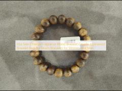 Couple Agarwood Fragrance Wood Bracelet Unisex Buddhist Wooden Bead Bracelet