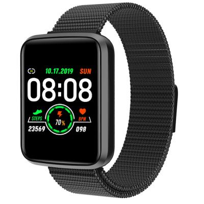 Cina Monitoraggio Smartwatch di salute dell'acciaio 202 polsino di vetro in lega di zinco di temperatura corporea da 260 millimetri in vendita