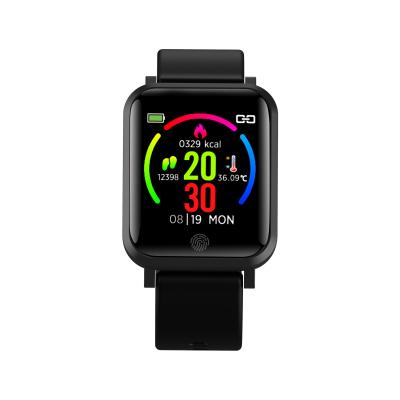 China F22170mah Reeks 5 Vierkant Smart Watch met het Scherm van Impulsoximeter Android NFC TFT Te koop