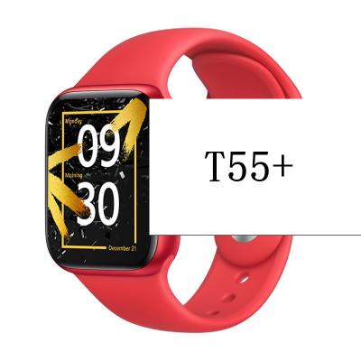 Cina Macchina fotografica a distanza T55+ del braccialetto di HL55+Smartwatch di sport di ANDROID di dati impermeabili elettronici dell'IOS in vendita