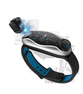 Cina BLE Smartwatch Earbuds 2 in 1 orologio di tocco dello schermo di TWS T90 in vendita