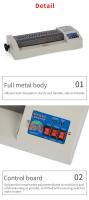 China A4 A3 MASTER POUCH METAL LAMINATOR MACHINE LAMINATING MACHINE LAMINATION MACHINE for sale