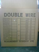 China Nylon-Coated double Wire-0 Double Loop Spiral O Double Loop Binding Wire Twin Ring Loop Wire  in spools & Pre cut boxes for sale