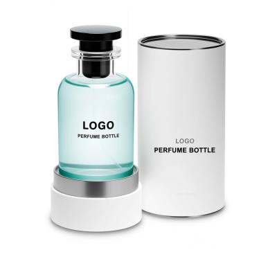 China Custom Logo Refillable Luxury Perfume Glass Bottle 30ml 50ml 100ml With Gift Box for sale