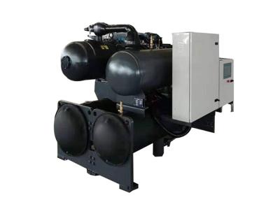 China Refrigeratore più freddo ermetico della vite della pianta di HVAC dei semi con pellicola discendente dell'evaporatore R22 for sale