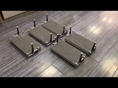 flusso parallelo di alluminio Serpentine Flat Air Dryer dello scambiatore di calore del Microchannel 3003