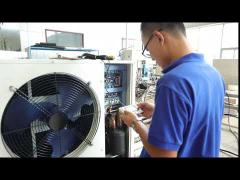 Unità indipendenti di HVAC del tetto dell'acqua calda delle pompe di calore di fonte di aria 84KW di MD50D