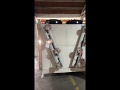 Dry Cooler With  Wet Curtain System