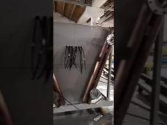 Floor Standing Flat Type Industrial Dry Cooler For Waste Power Generation